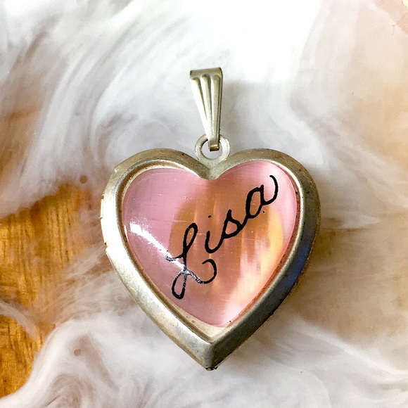 Vintage | Jewelry | Lisa Heart Locket Pendant | Poshmark